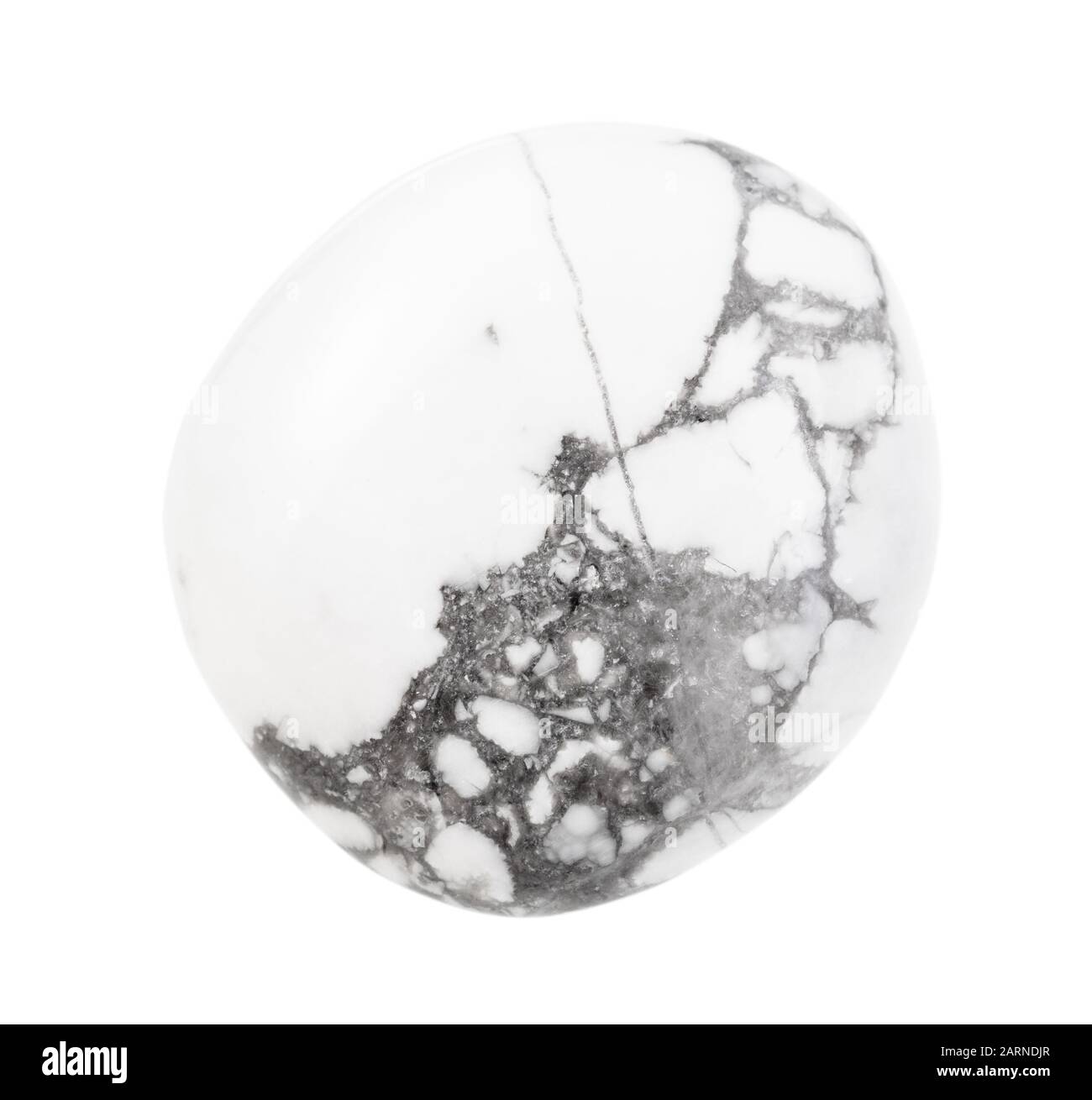 closeup of sample of natural mineral from geological collection ...