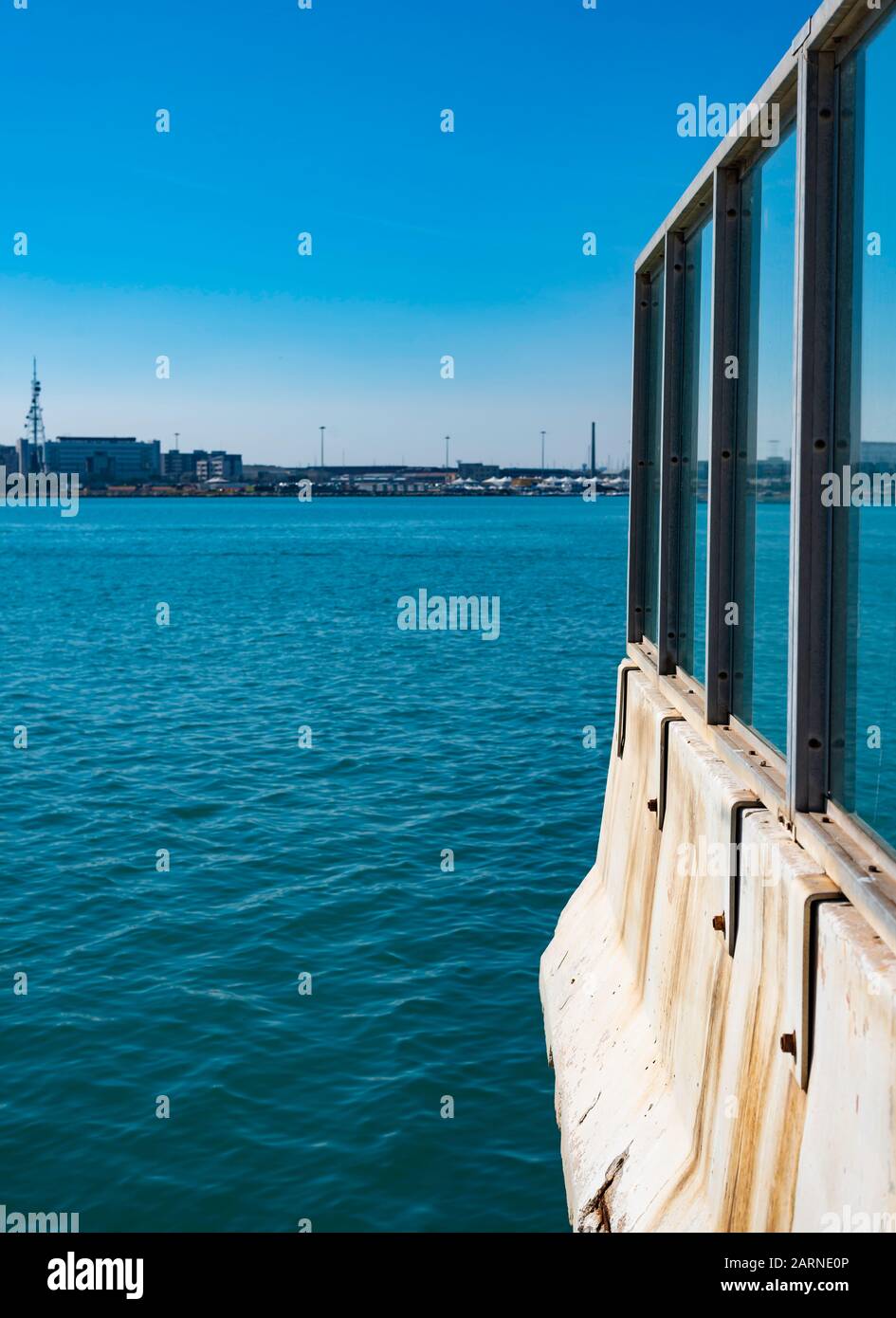 guardrail overhanging the sea Stock Photo - Alamy