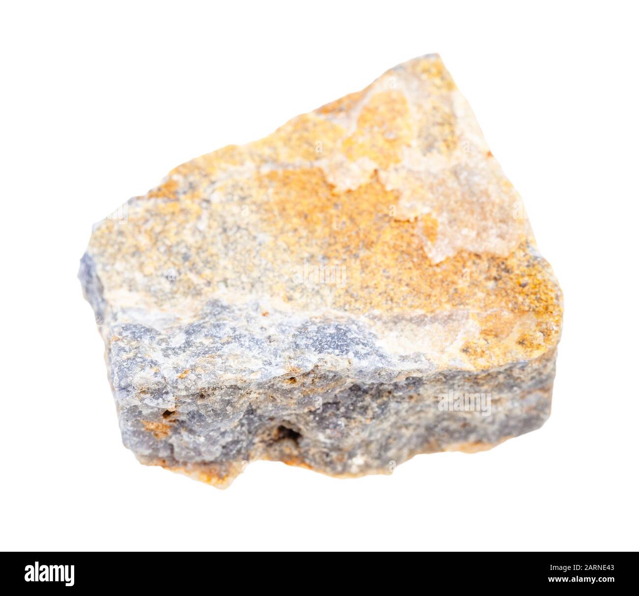 closeup of sample of natural mineral from geological collection - piece ...