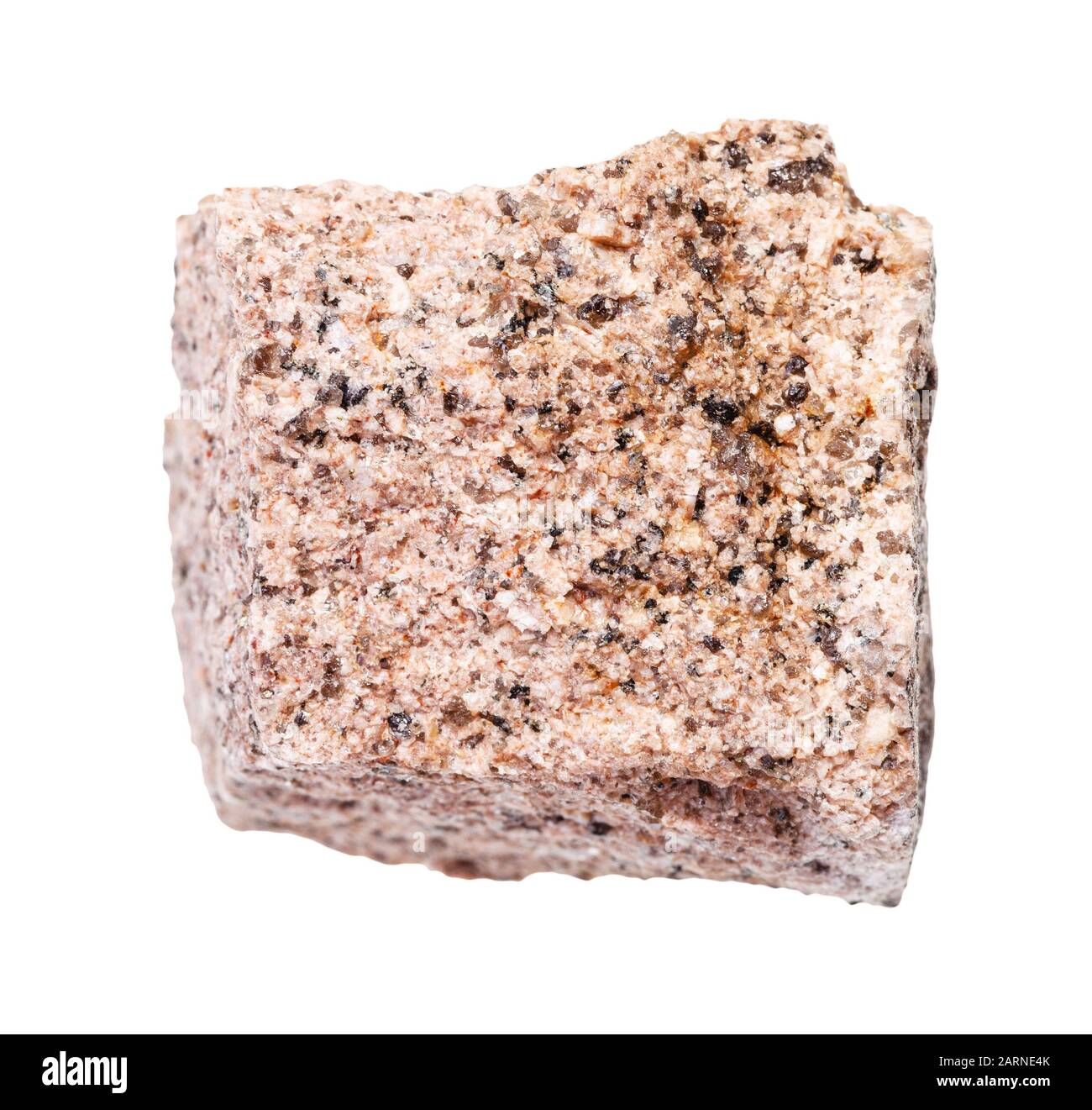 closeup of sample of natural mineral from geological collection - piece ...