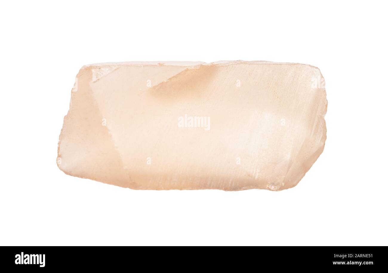 closeup of sample of natural mineral from geological collection - rough ...