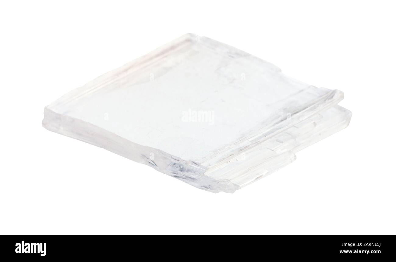 closeup of sample of natural mineral from geological collection - rough ...