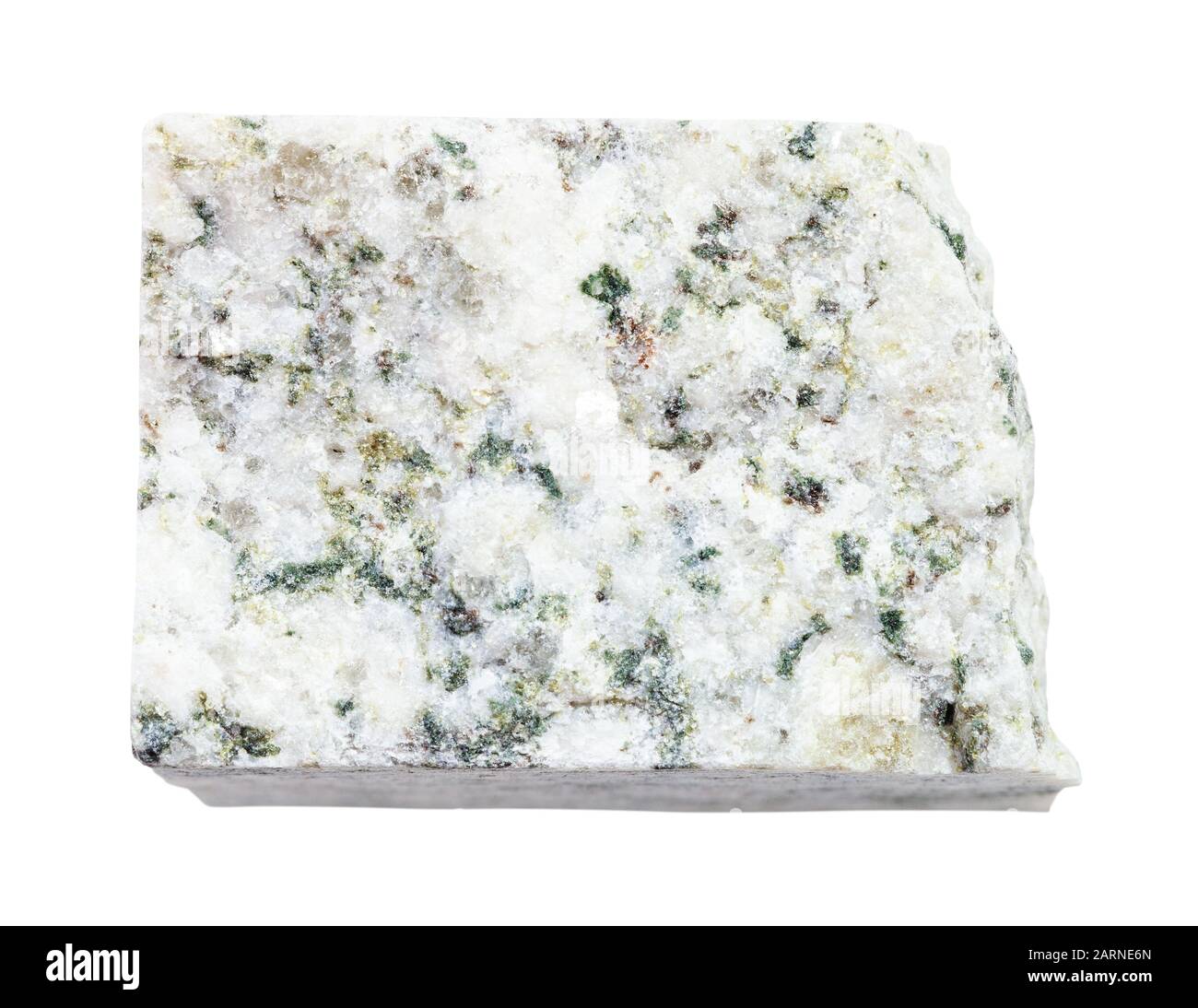 closeup of sample of natural mineral from geological collection - piece ...