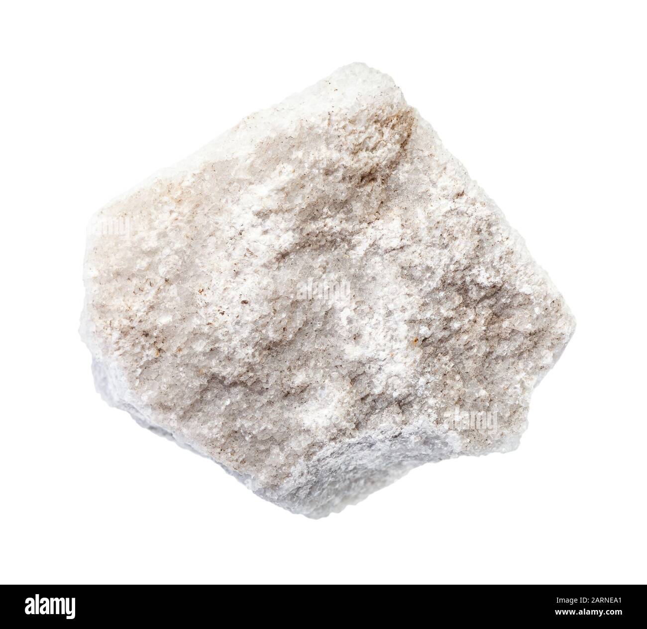 closeup of sample of natural mineral from geological collection - rough ...