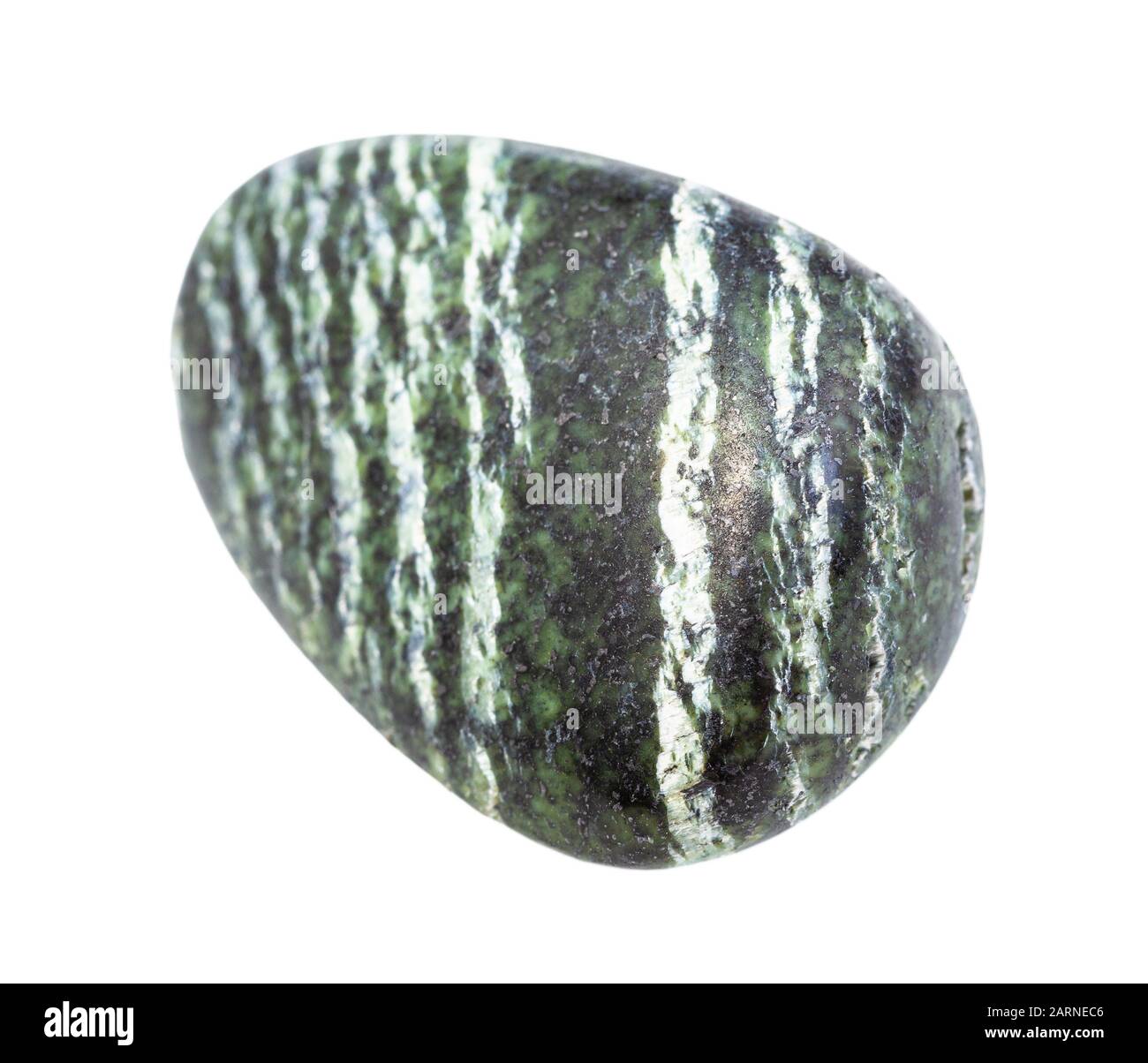 closeup of sample of natural mineral from geological collection ...