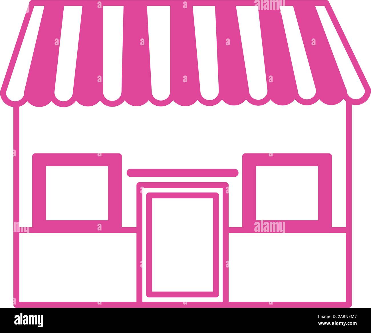 store building facade isolated icon Stock Vector Image & Art - Alamy