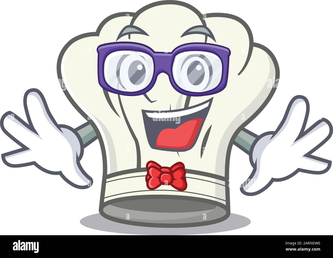 cartoon character of Geek cook hat design Stock Vector Image & Art - Alamy
