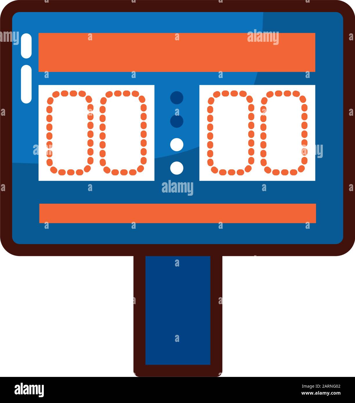 Pixel art numbers hi-res stock photography and images - Alamy