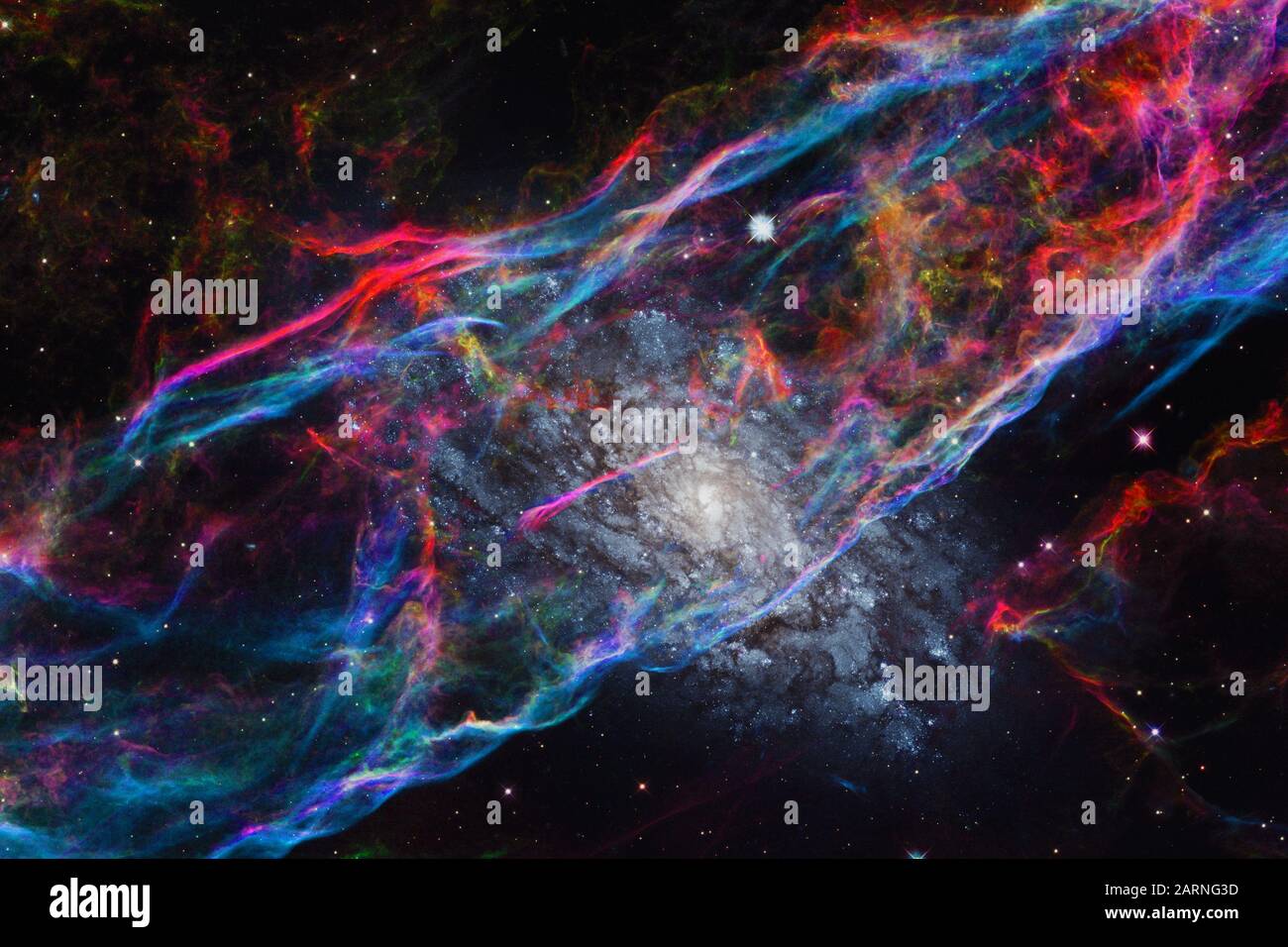 Beauty of endless cosmos. Science fiction art. Elements of this image ...