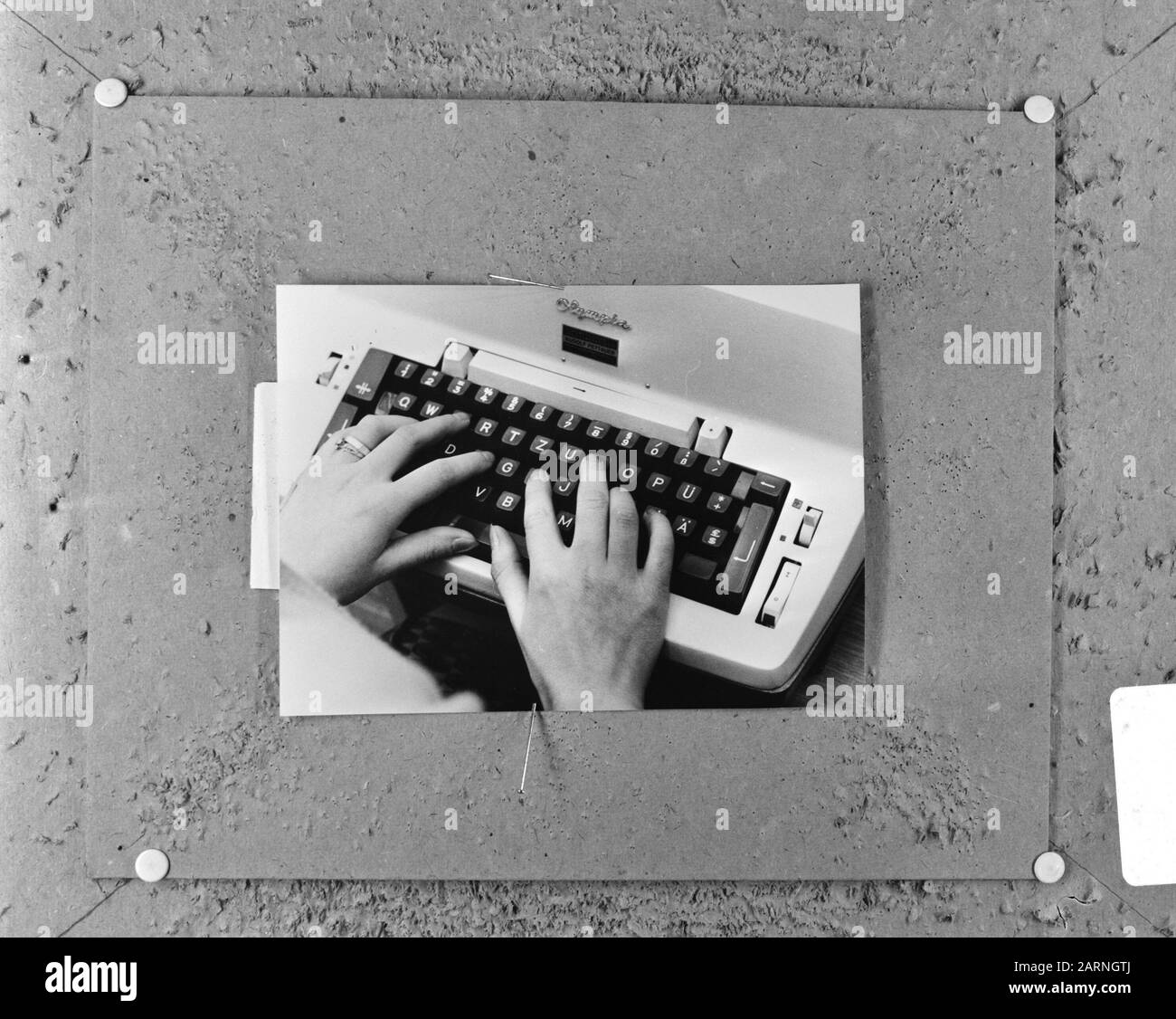 Typewriter Keyboard Annotation: Repronegative Date: February 3, 1970 ...
