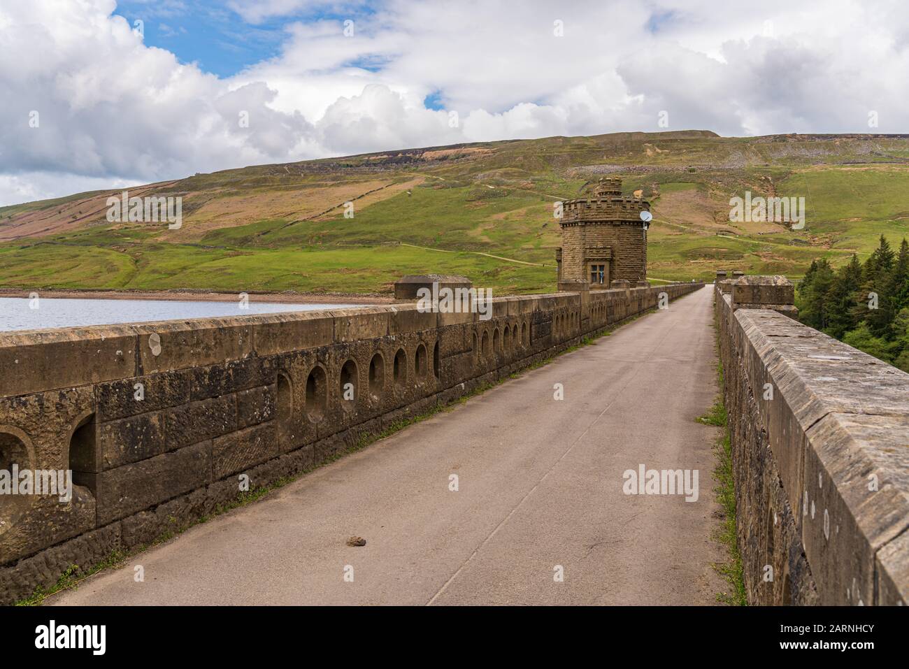 Near Middlesmoor, North Yorkshire, England, UK - May 19, 2019: The road ...