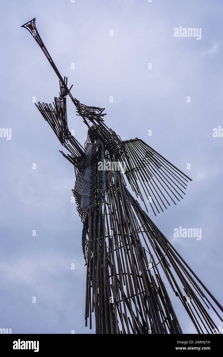 Chernobyl memorial angel statue hi-res stock photography and images - Alamy