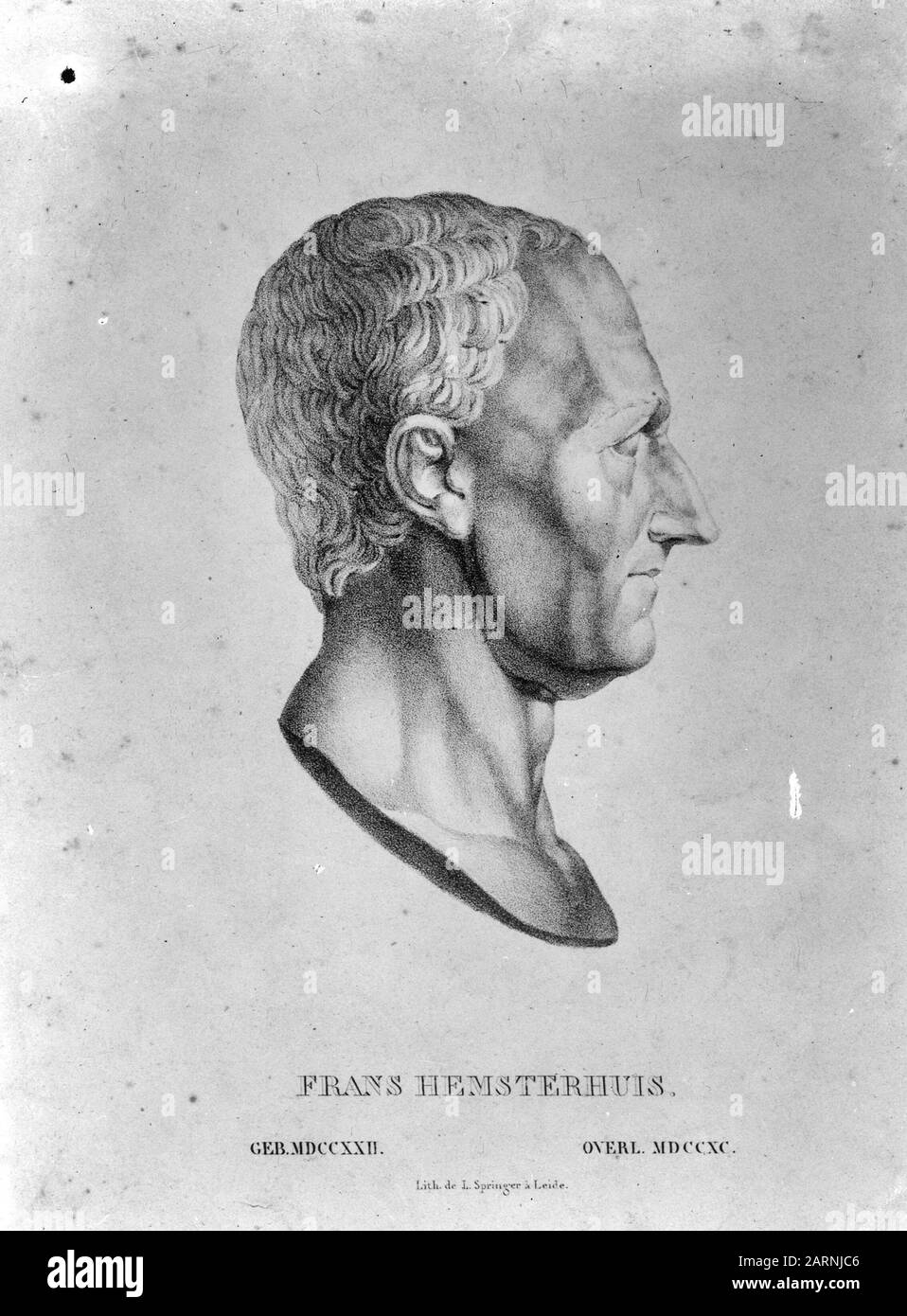 P [Portraits/Persons]/Anefo London series Frans Hemsterhuis (1721-1790), philosopher Date: 1940 ...