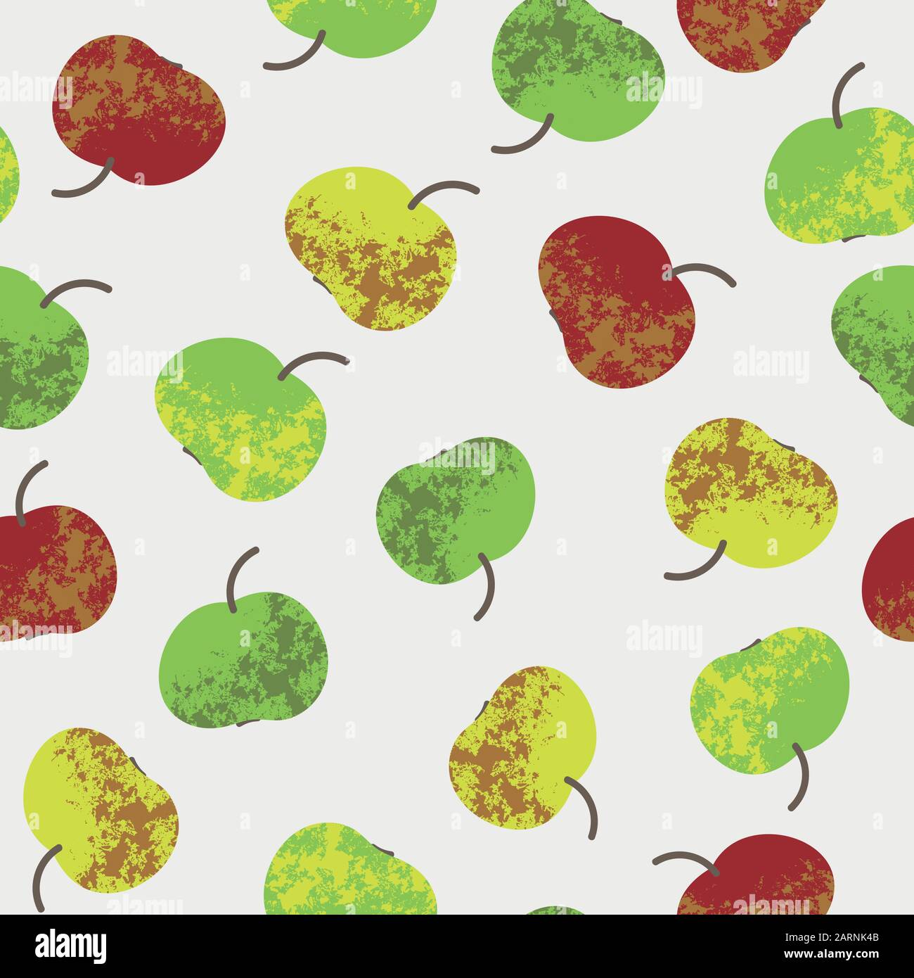 green, yellow, and red apples on a light background seamless vector ...