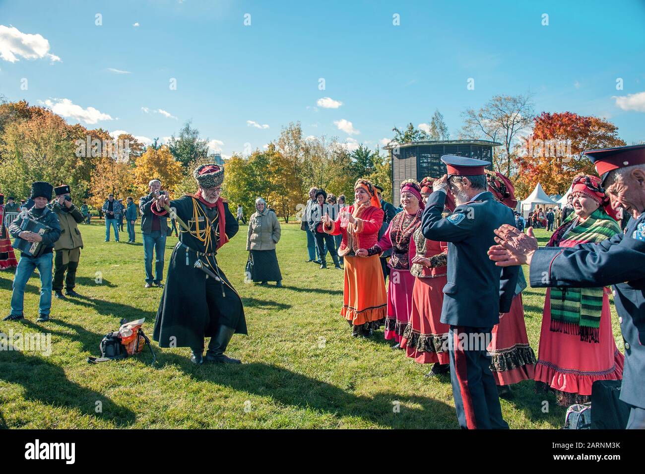 oscow, Russia-October 1, 2016: descendants of Cossacks at the fair and ...