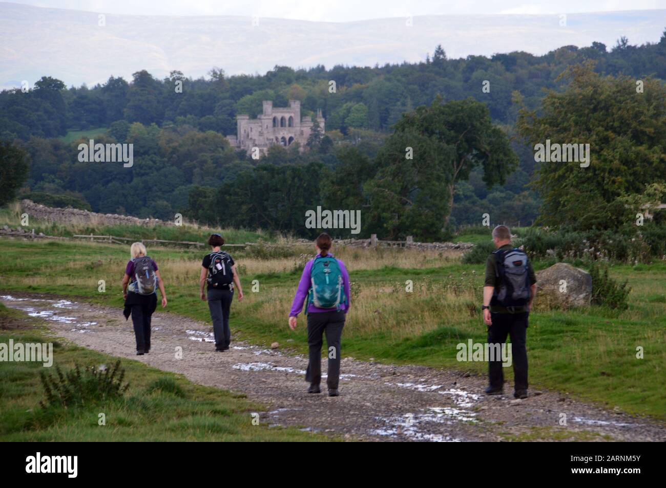 Four People Walking to the Village of Askham & Lowther Castle from ...