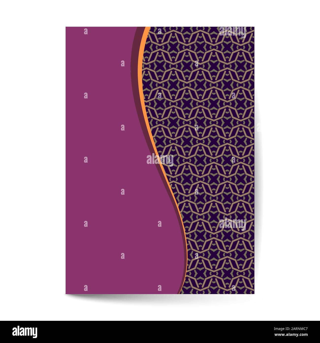 luxury ornate page cover with ornamental pattern template for design ...