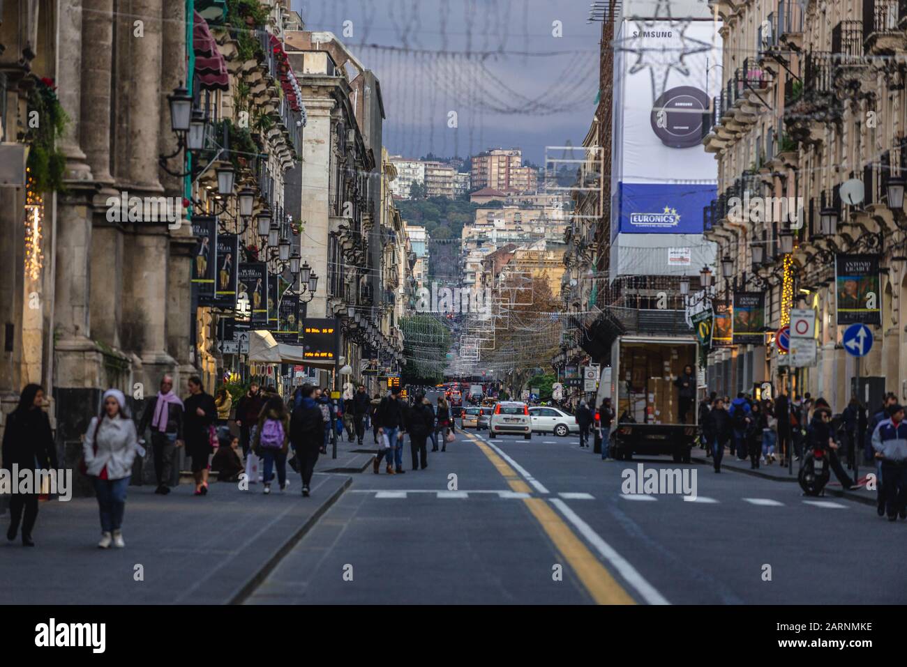 Via etnea hi-res stock photography and images - Alamy