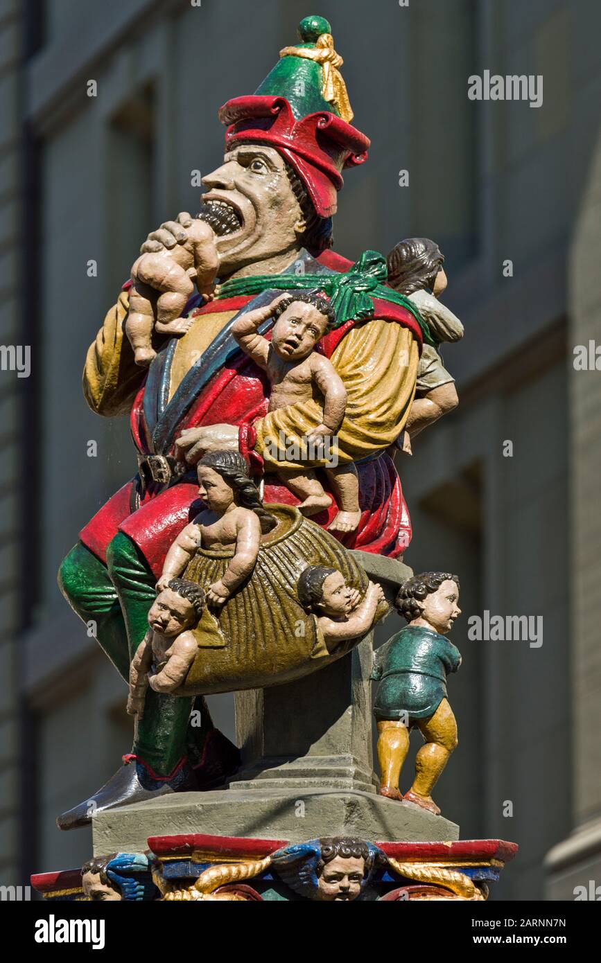 The Kindlifresserbrunnen (Swiss German for Child Eater Fountain) is a ...