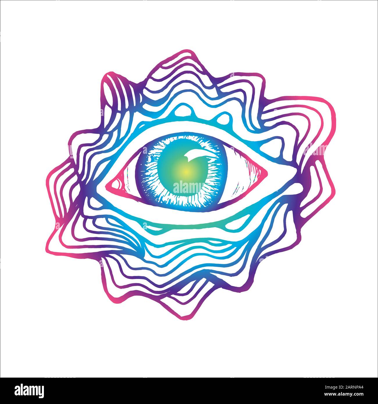 Psychedelic Eyes Tattoos