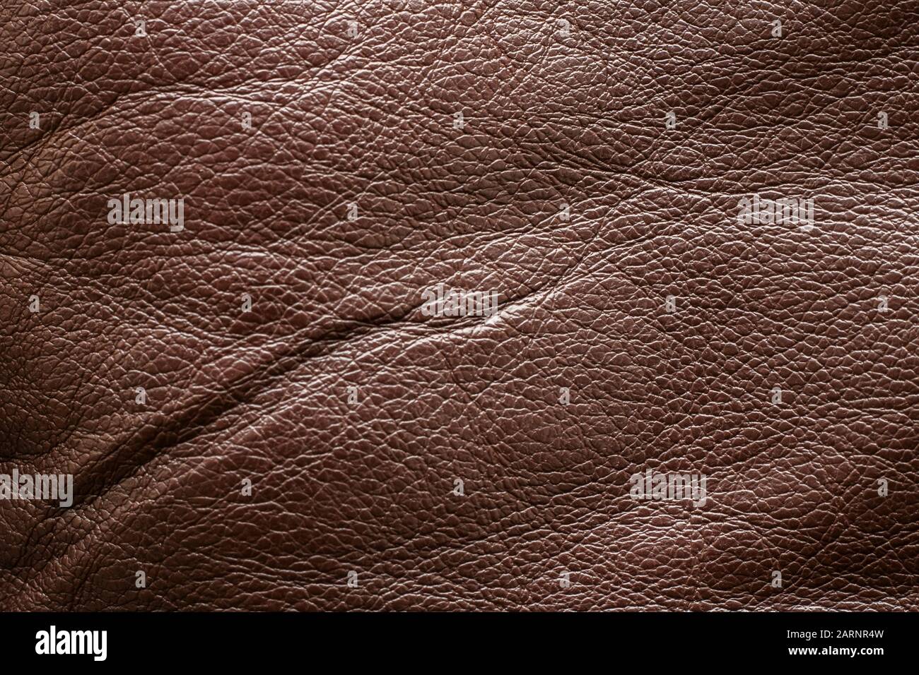 Crumpled brown leather close up, texture or background Stock Photo - Alamy
