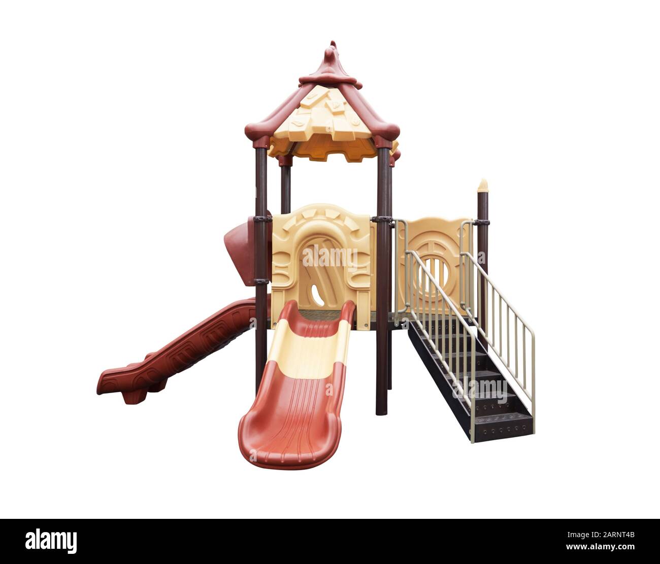 Children playground slide background Cut Out Stock Images & Pictures ...