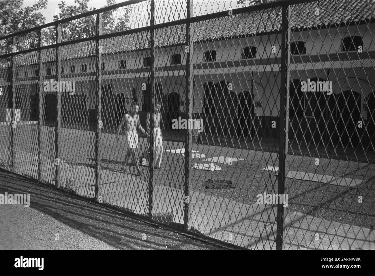 Prison [?] Date: July 1947 Location: Indonesia, Dutch East Indies Stock ...