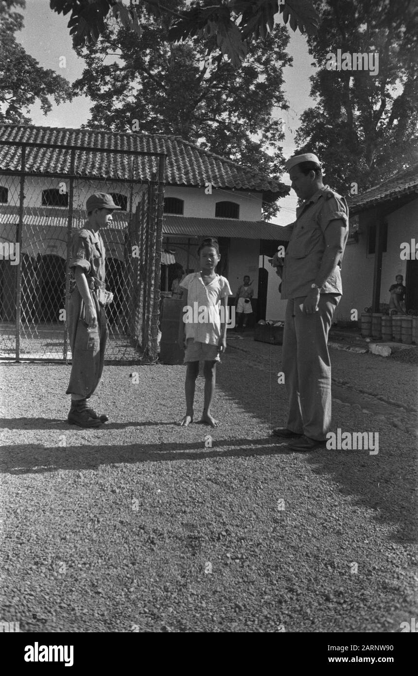 Prison [?] Date: July 1947 Location: Indonesia, Dutch East Indies Stock ...