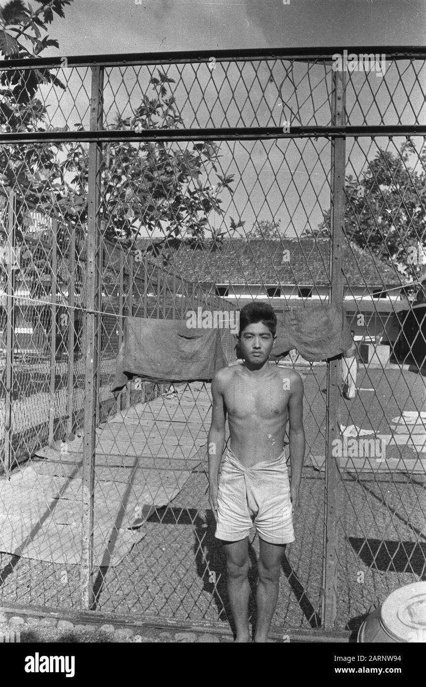 Prison [?] Date: July 1947 Location: Indonesia, Dutch East Indies Stock ...