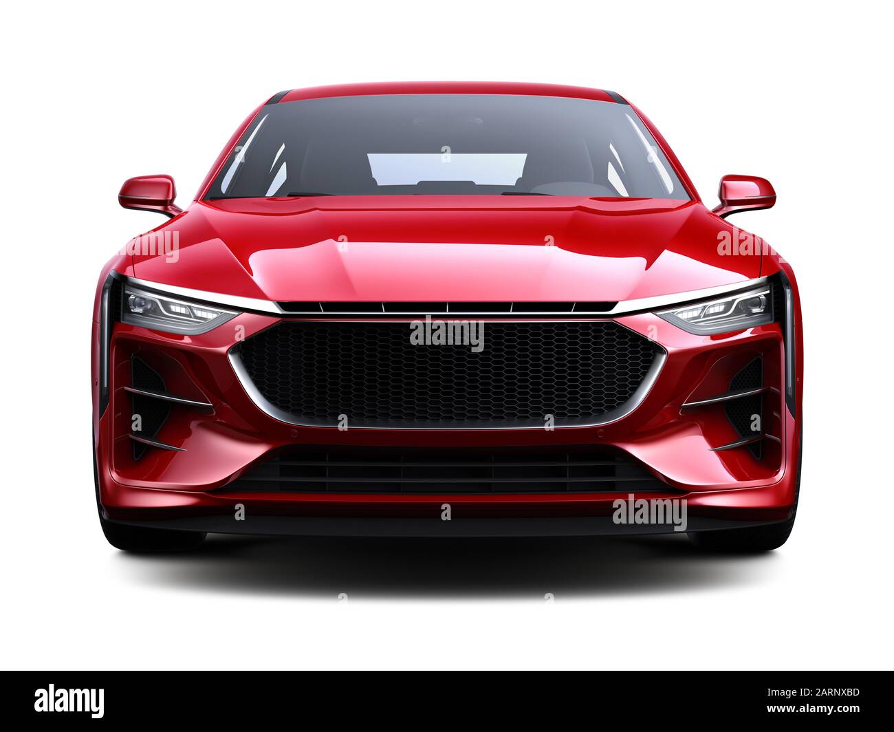 Red sedan hi-res stock photography and images - Alamy