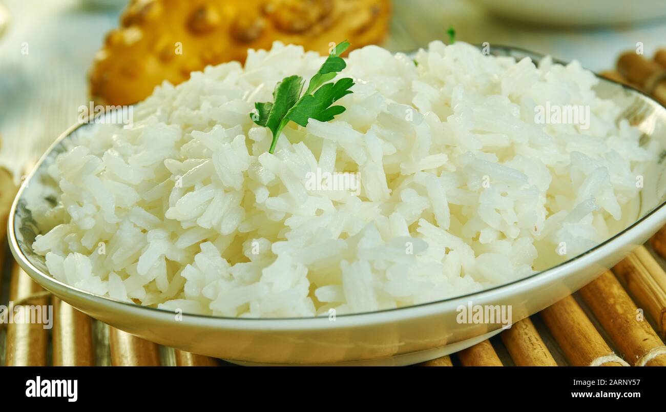 Wali wa Nazi, Coconut rice, Kenyan cuisine, Traditional assorted ...