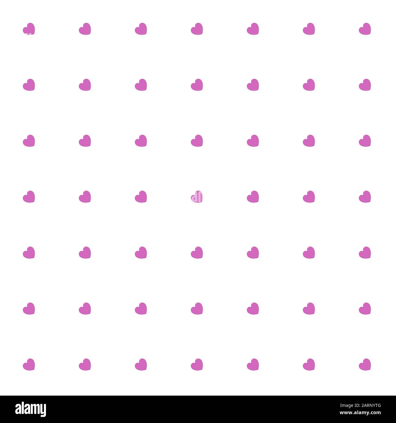 Romantic Pink Seamless Polka Hearts Vector Pattern Background for ...