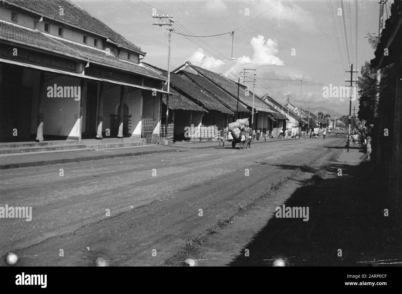 Moentilan between Djokja and Magelang Street Image Date: February 1 ...