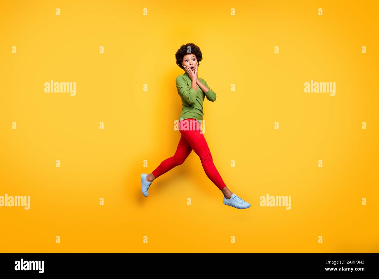 Full length body size view of her she nice attractive lovely pretty ...