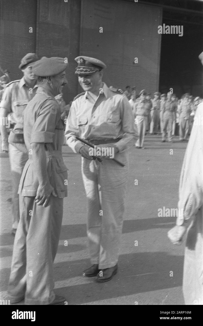 Departure of Maj-Gen MacDonald (Commander 23 Indian Infantry Division ...