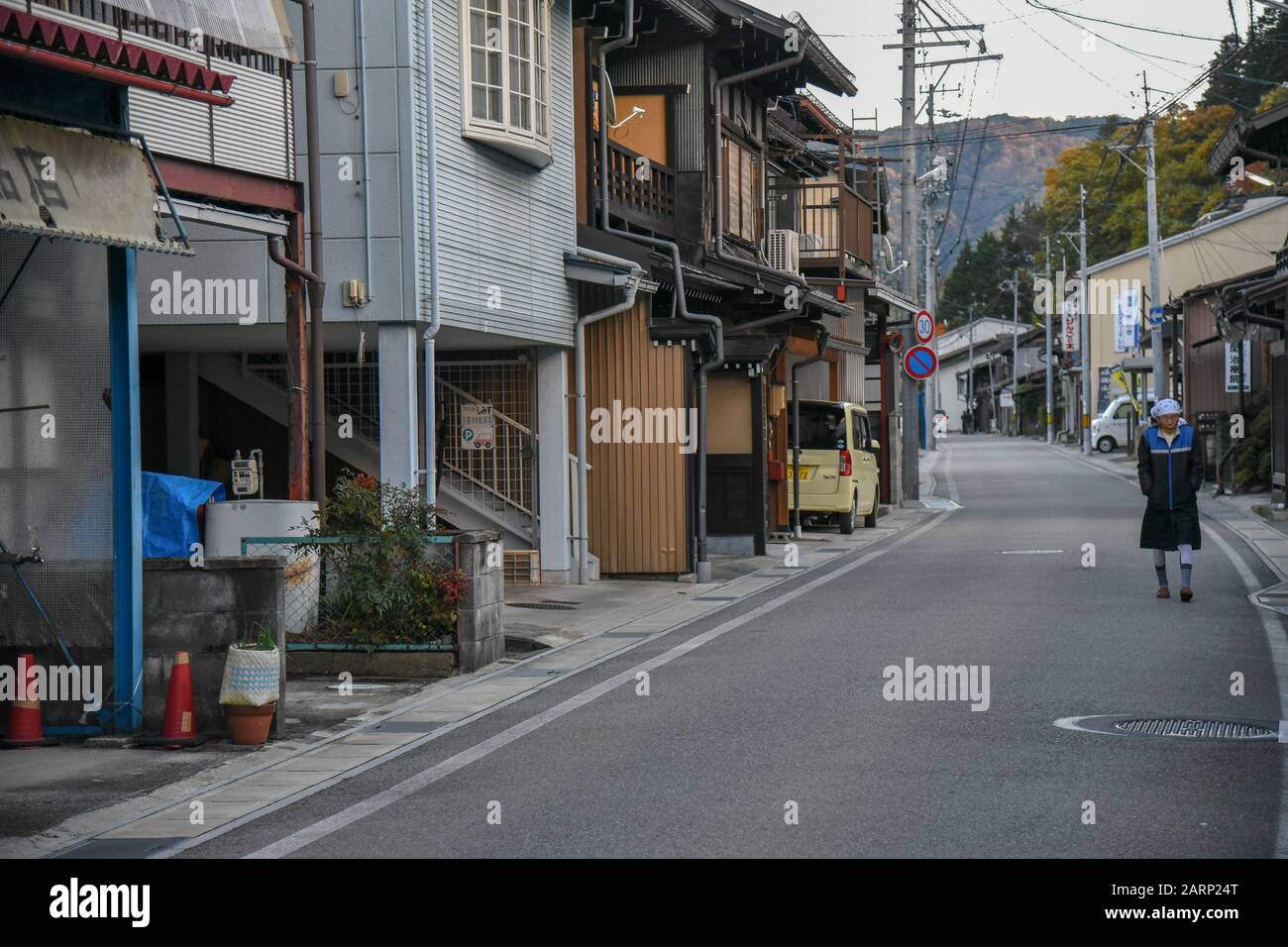 Traditional architecture of the Sanmachi-Suji district, Takayama, Japan ...