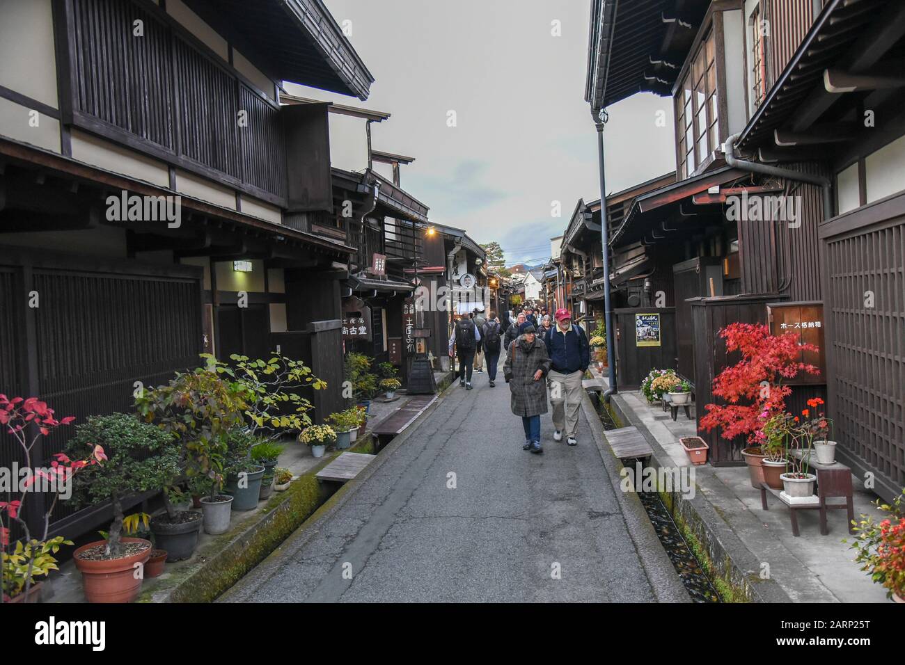 Traditional architecture of the Sanmachi-Suji district, Takayama, Japan ...