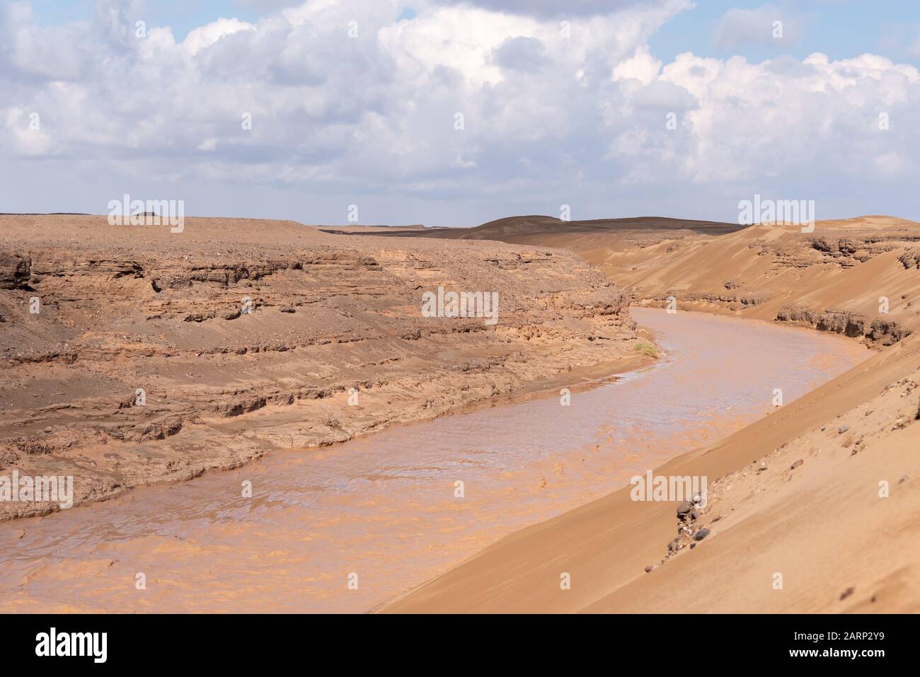 the formation of seasonal river and valleys in dasht e lut or sahara ...