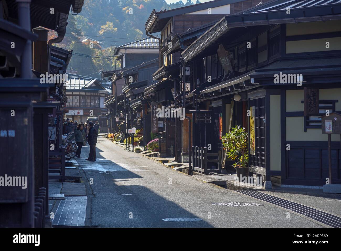 Traditional architecture of the Sanmachi-Suji district, Takayama, Japan ...