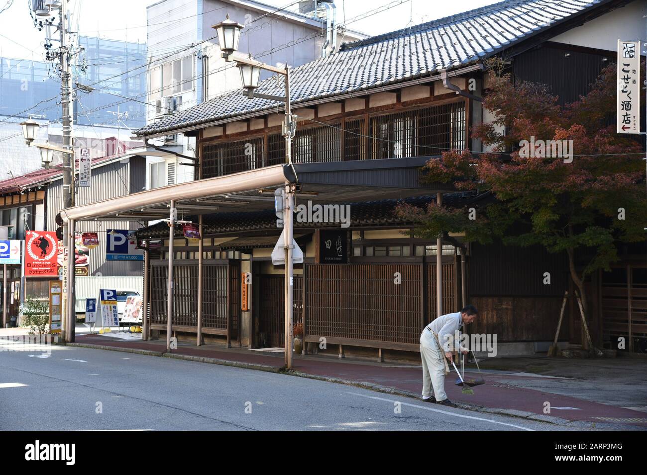 Traditional architecture of the Sanmachi-Suji district, Takayama, Japan ...