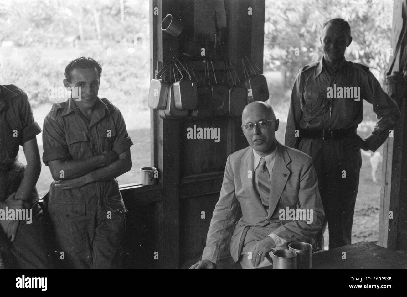 Dr. Beel visiting Krawangse (during the 2nd Police Action) High ...