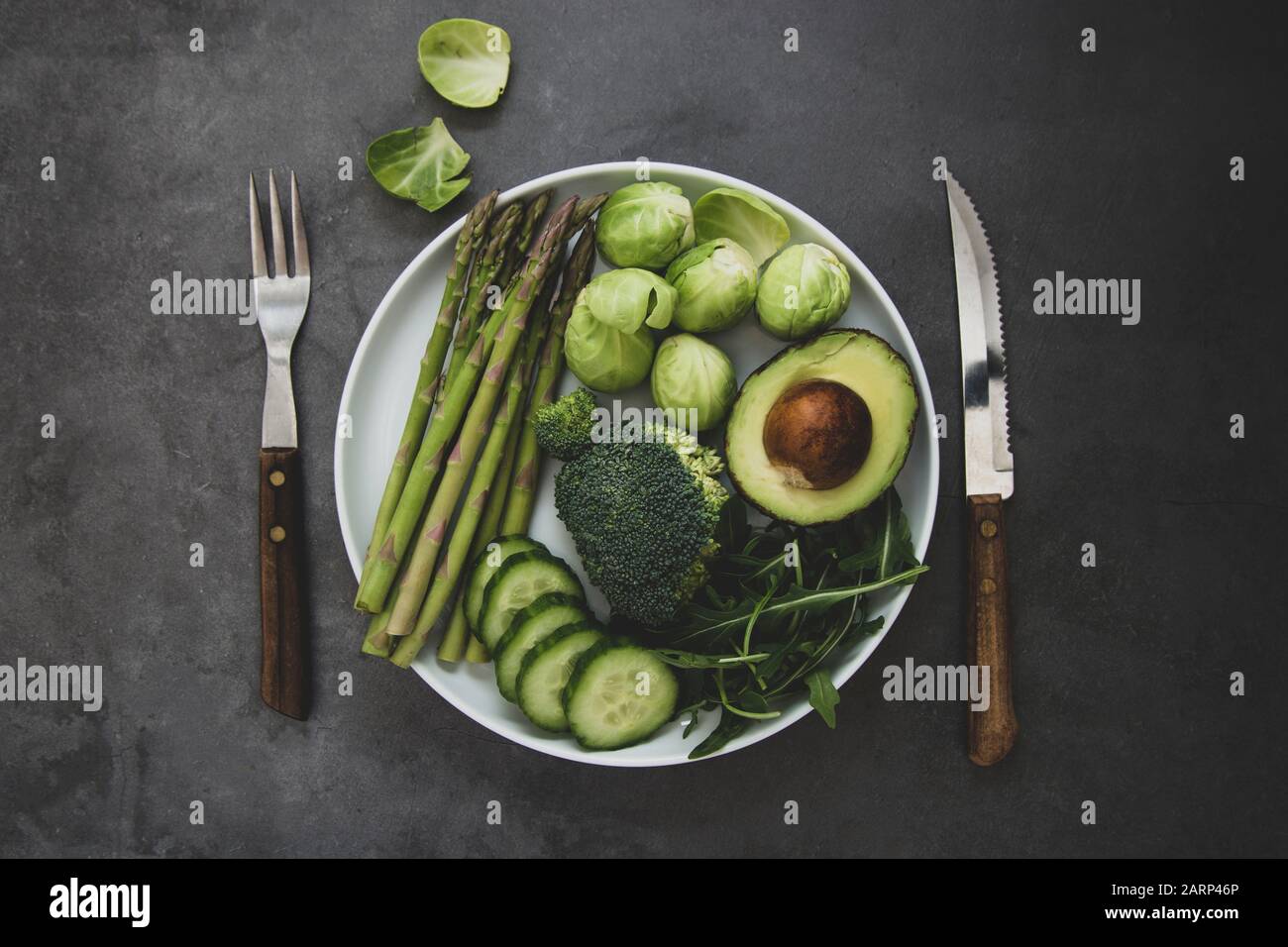 Fresh green vegetables. Detox, lose weight, dieting concept. Healthy ...