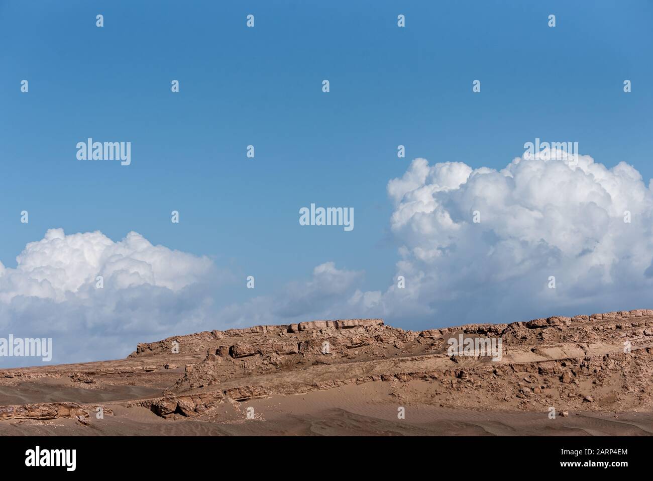 the formation of kaluts or sand stones in dasht e lut or sahara desert ...