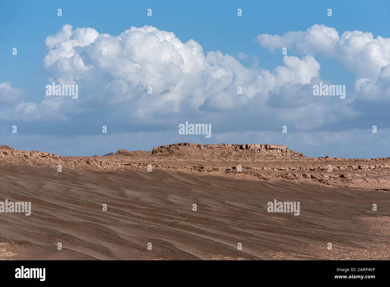 the formation of kaluts or sand stones in dasht e lut or sahara desert ...