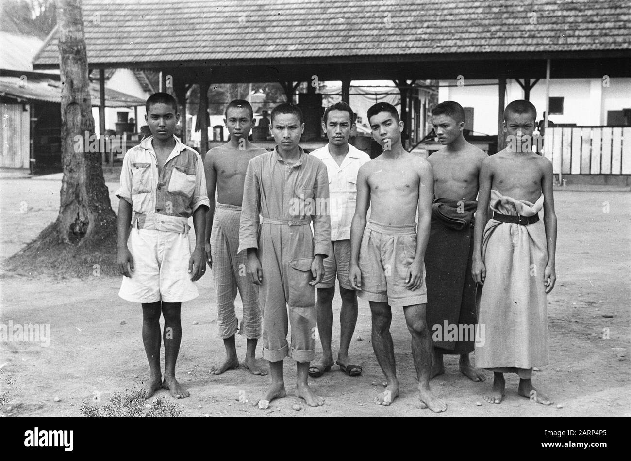 Seven captured Indonesians or prisoners of war Japanese? Date: 1947/01 ...