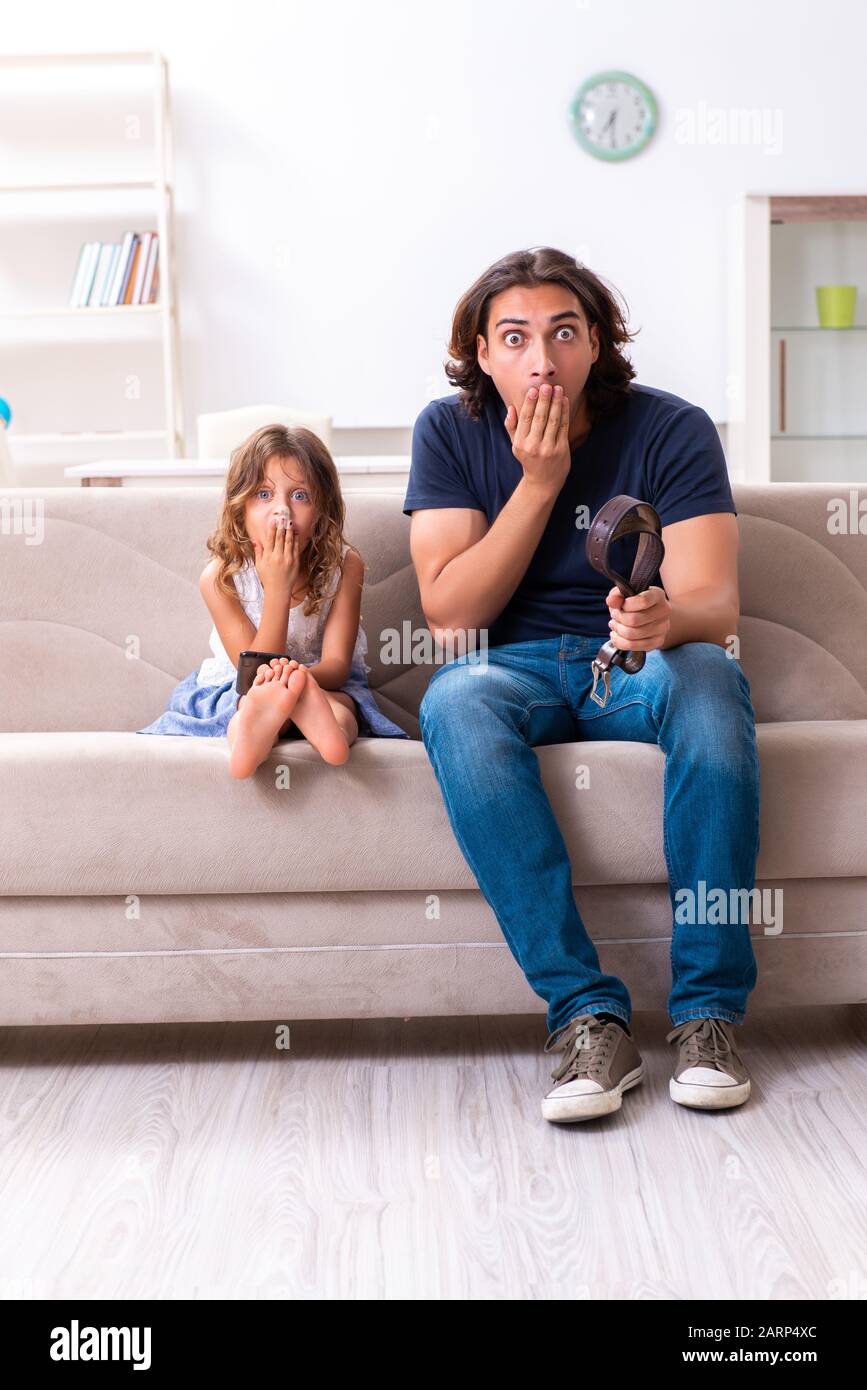 Corporal punishment belt hi-res stock photography and images - Alamy