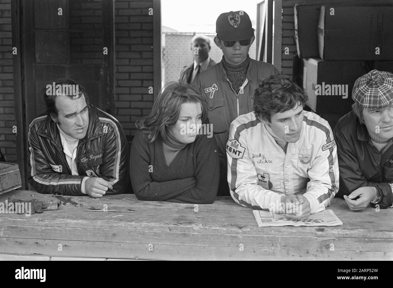 Training for the 1971 Grand Prix at Zandvoort for formula 1 cars V.l.n ...