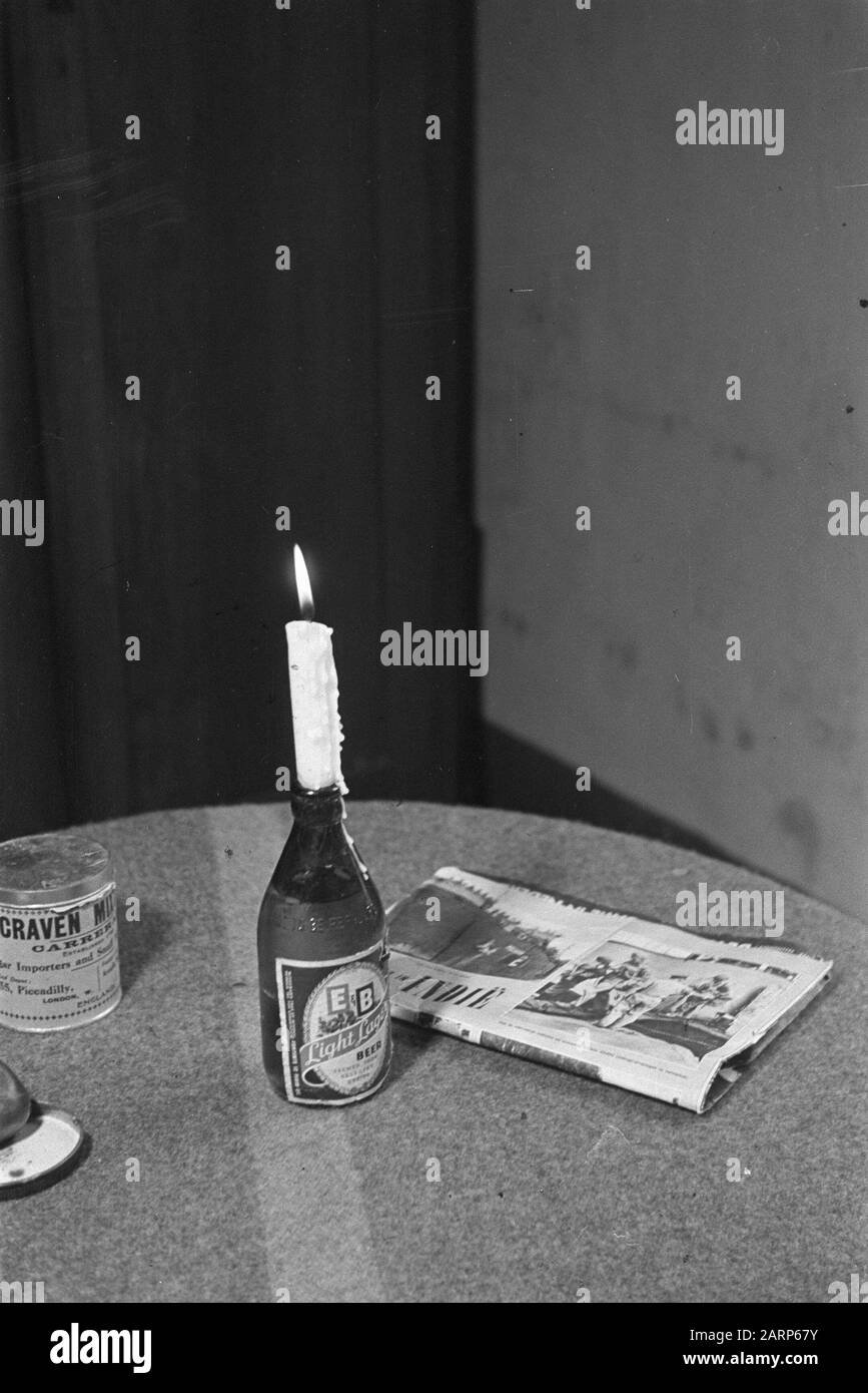 Bottle Newspaper Pipe And Glass