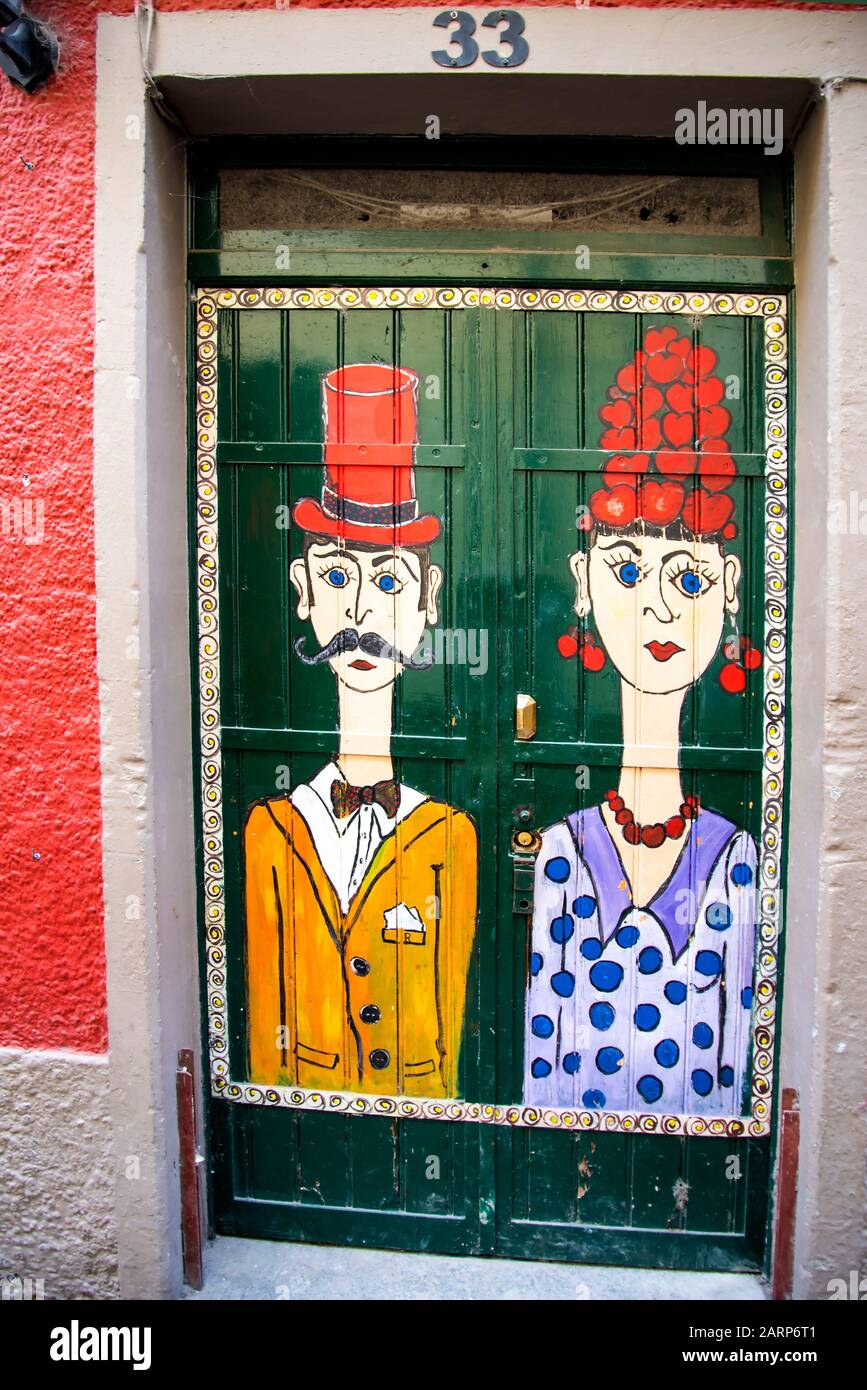 Santa Maria street is a narrow street in the old town of Funchal and is ...
