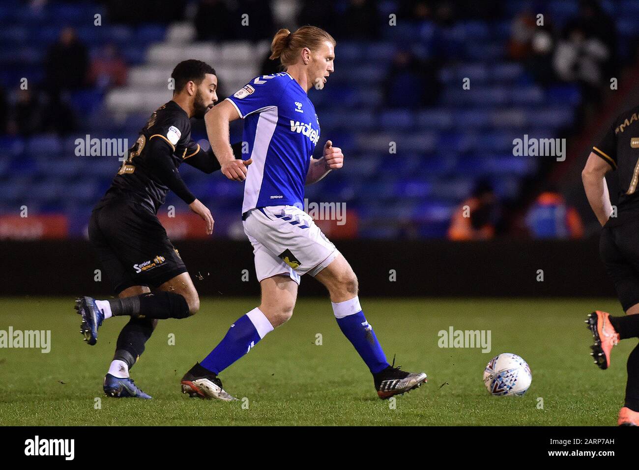 OLDHAM, ENGLAND - JANUARY 28th Carl Piergianni of Oldham Athletic ...